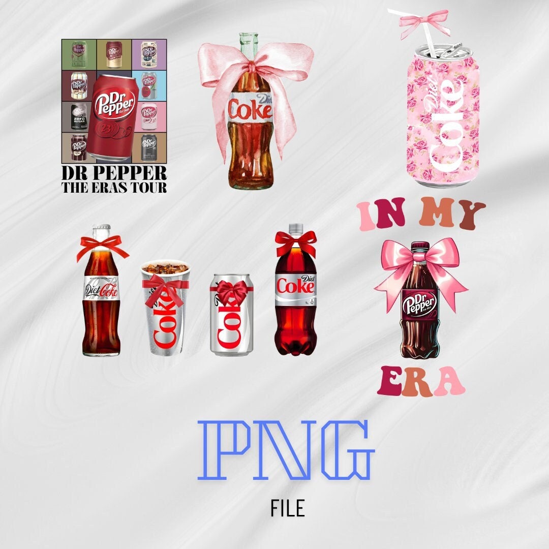 Diet Coke Pink Bow PNG, Diet Coca Cola PNG, Diet Coke Lover, Diet Coke ...