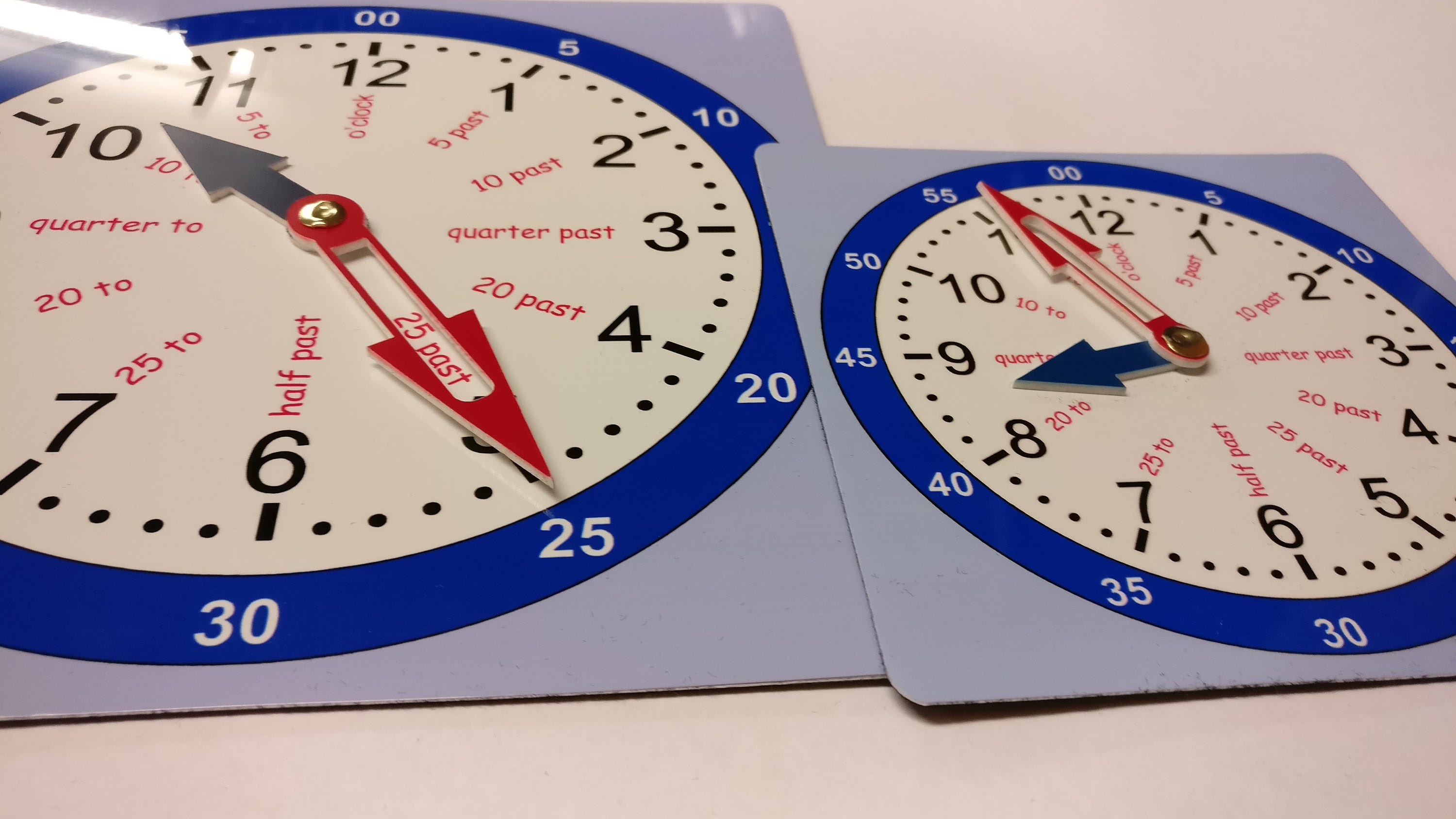 Educational 'tell the Time' Learning Clock - Etsy