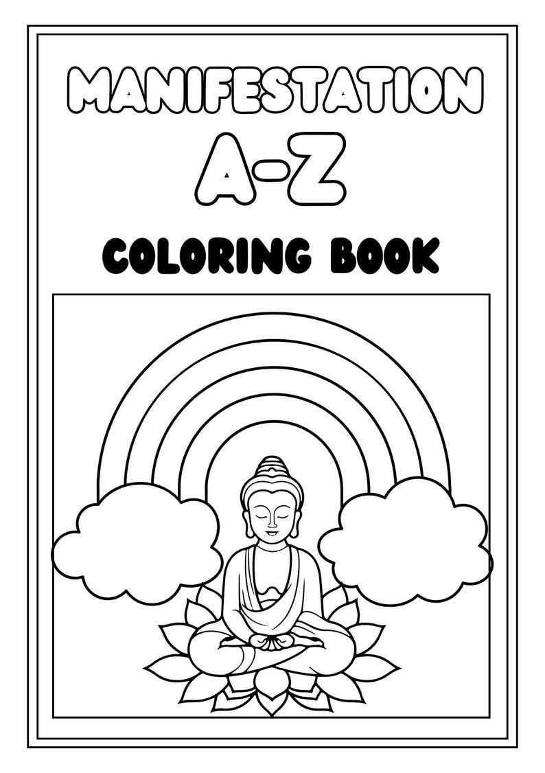 Manifestation A-Z Coloring Book - Etsy