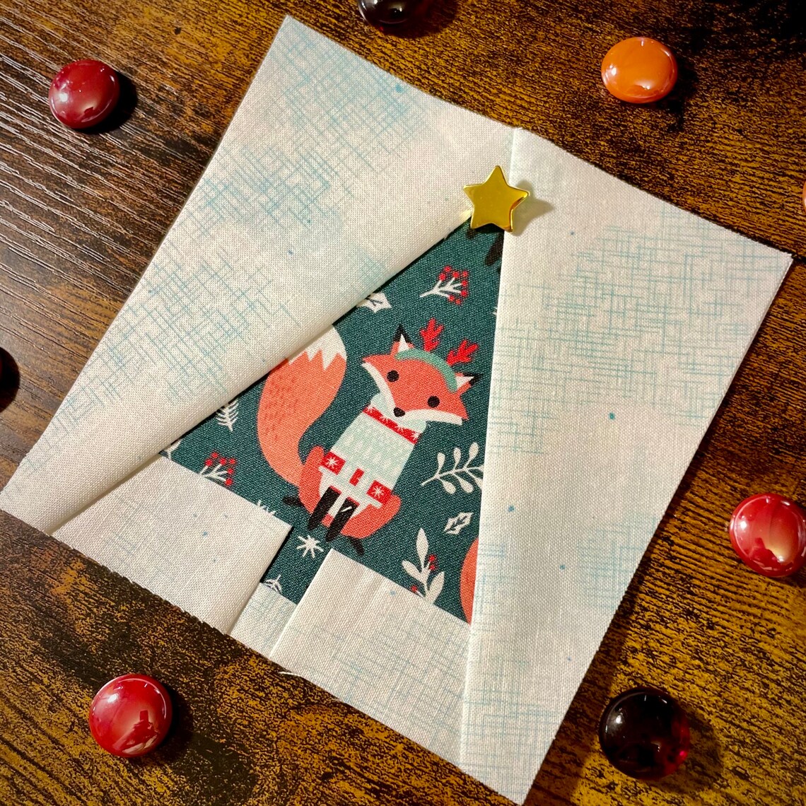Simple Christmas Tree Mini-quilt FPP Pattern - Etsy