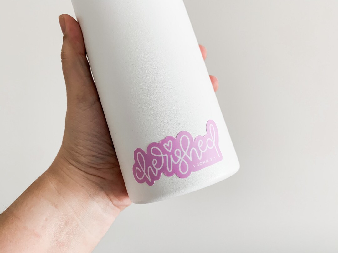 Cherished Sticker: Weatherproof Vinyl Decal - Etsy