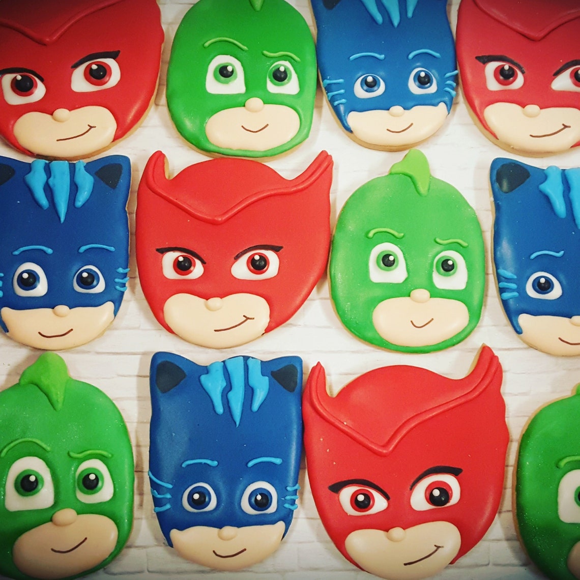 Pj Mask Cookies | Etsy