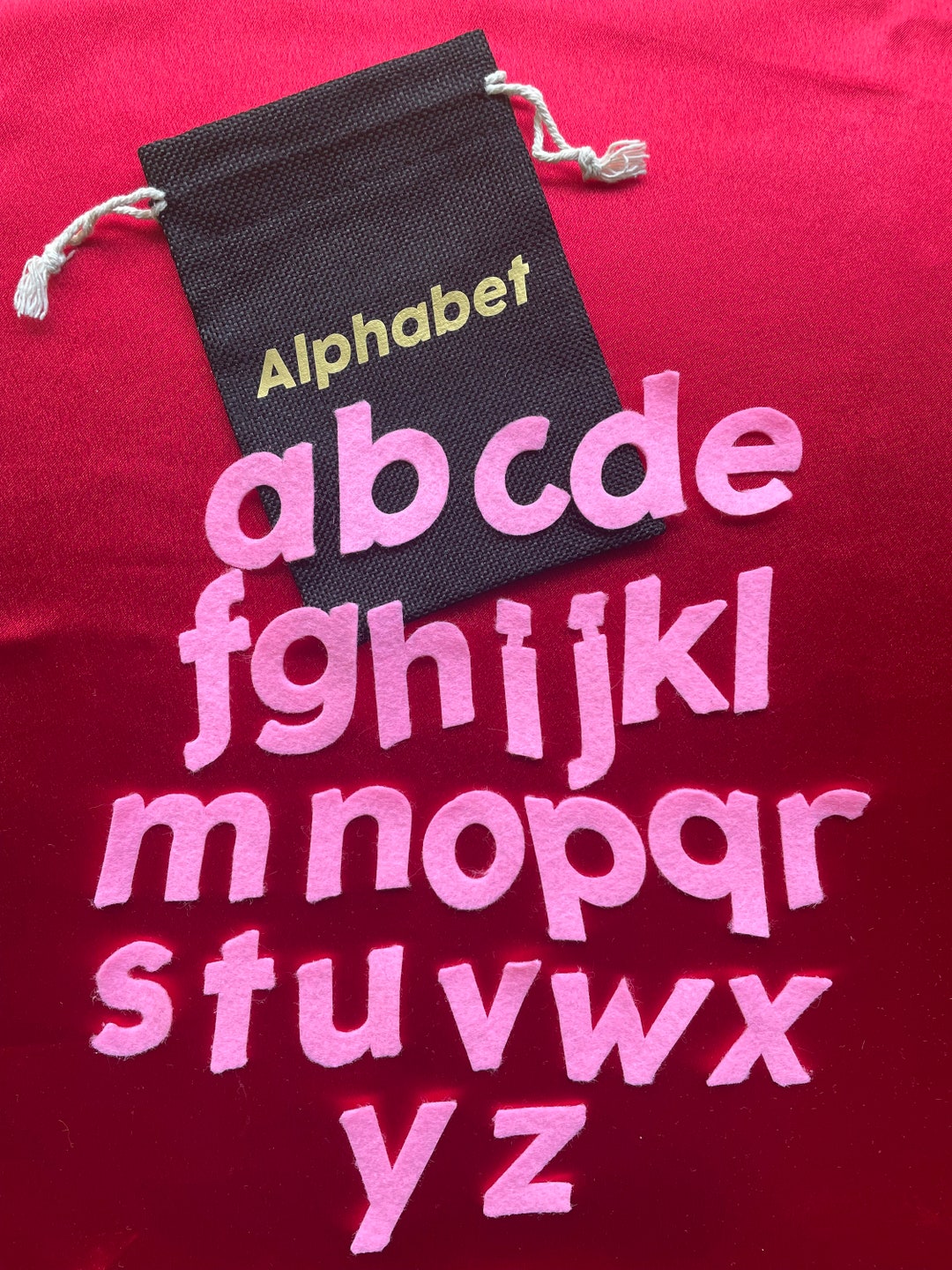 Alphabet Letters,fabric Letters,preschool Math,letter Recognition,felt ...