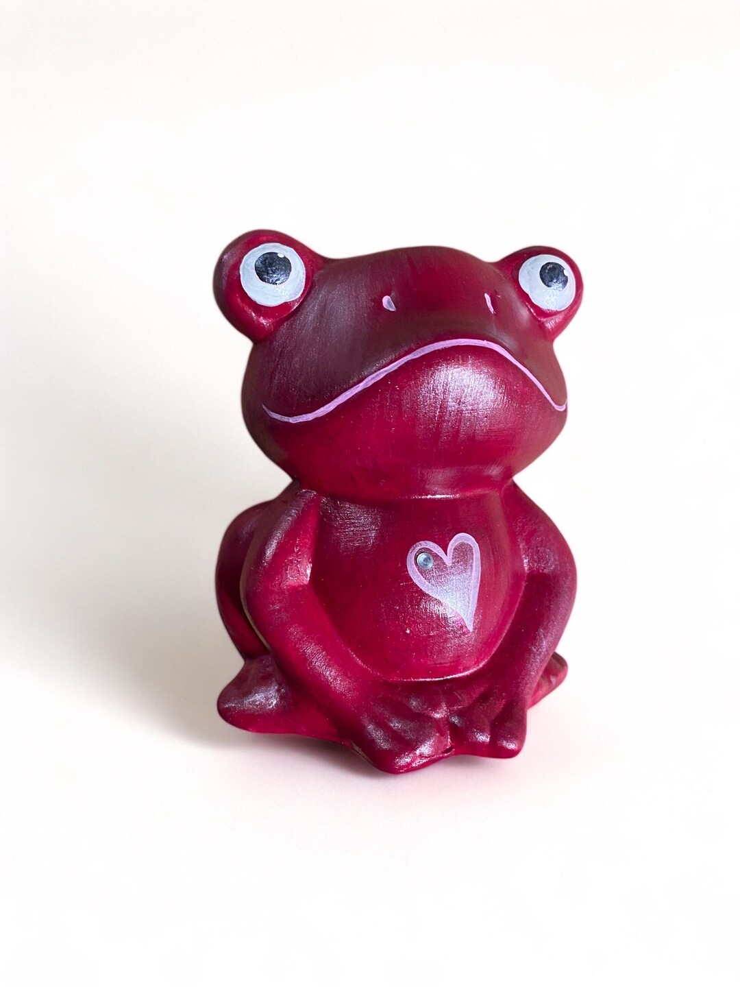 MAROON HEART TOAD - Etsy