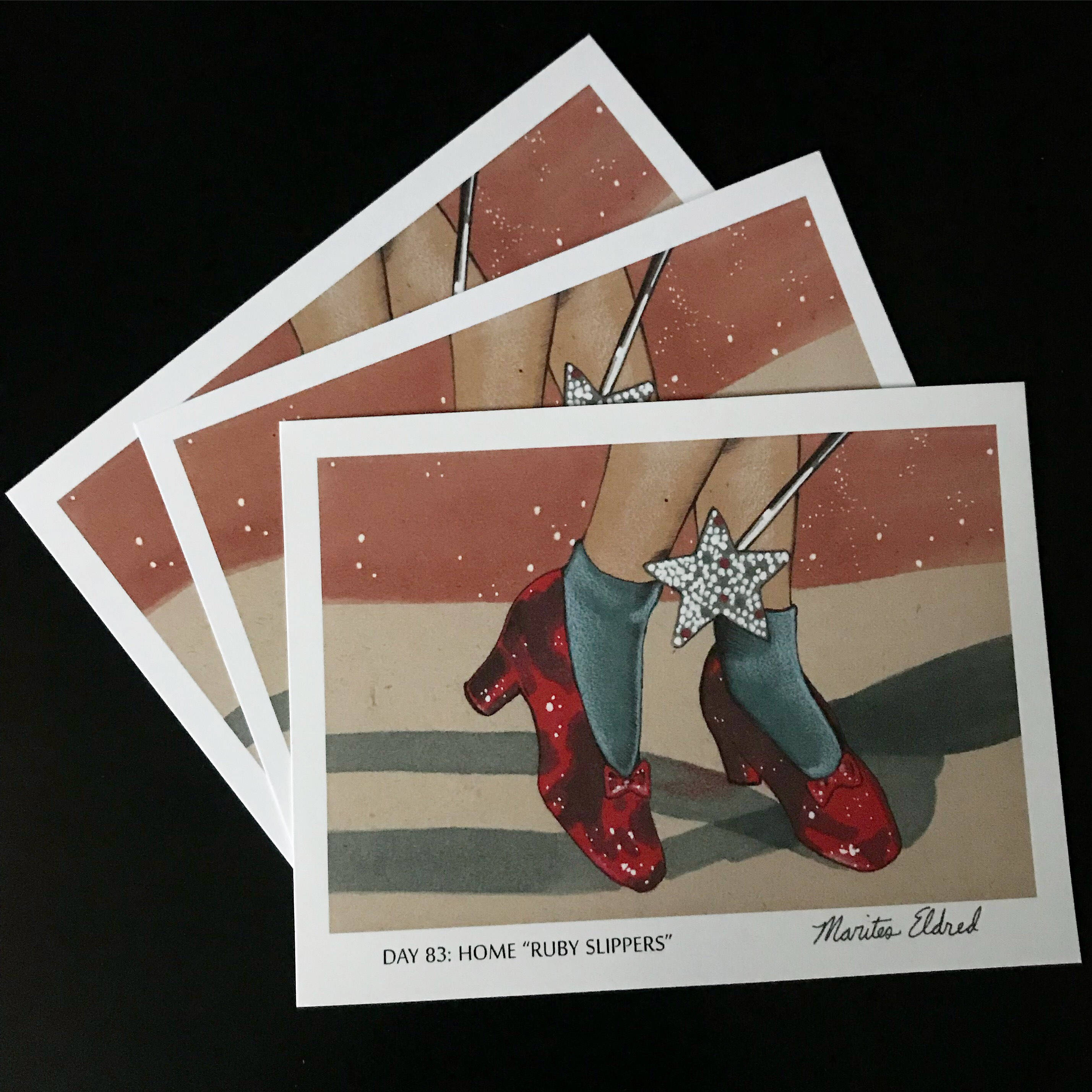 Wizard Of Oz Ruby Slippers Drawing