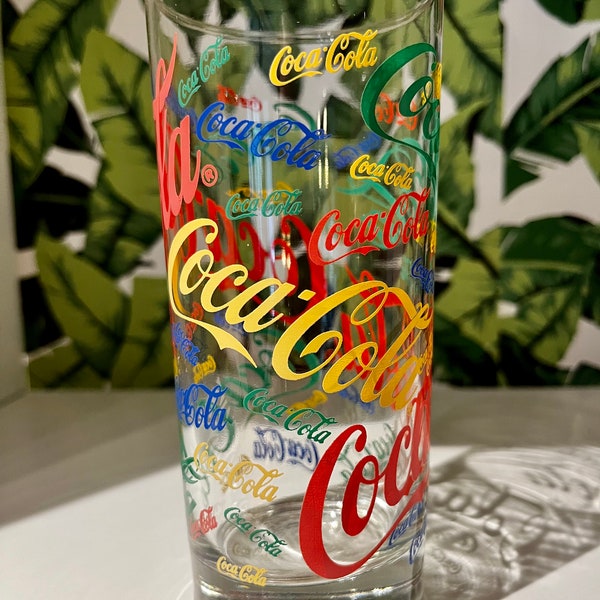 Coca Cola Glass - Etsy