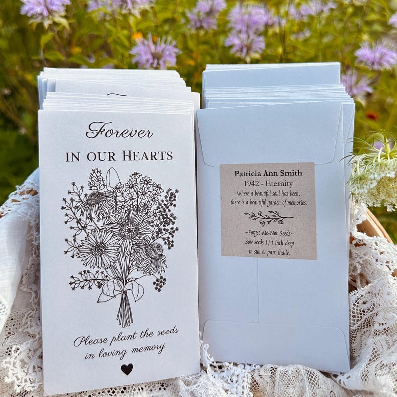 Memorial Seeds - Etsy