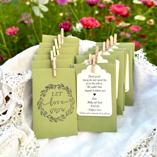 Wedding Seed Packets - Etsy