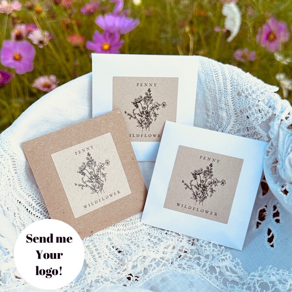 Seed Packets With Logo - Etsy