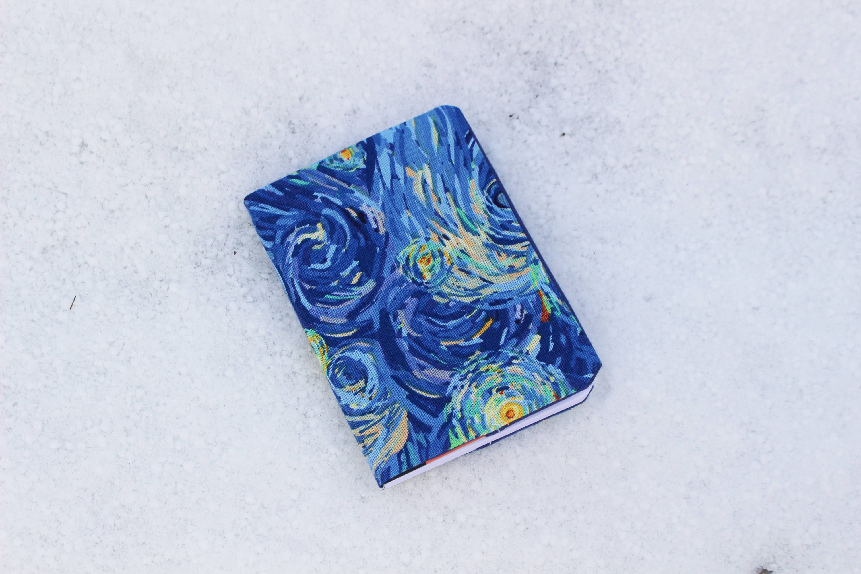 Mini Notebook Cover Starry Night 3.25 X 4.5 Mini Composition Book - Etsy
