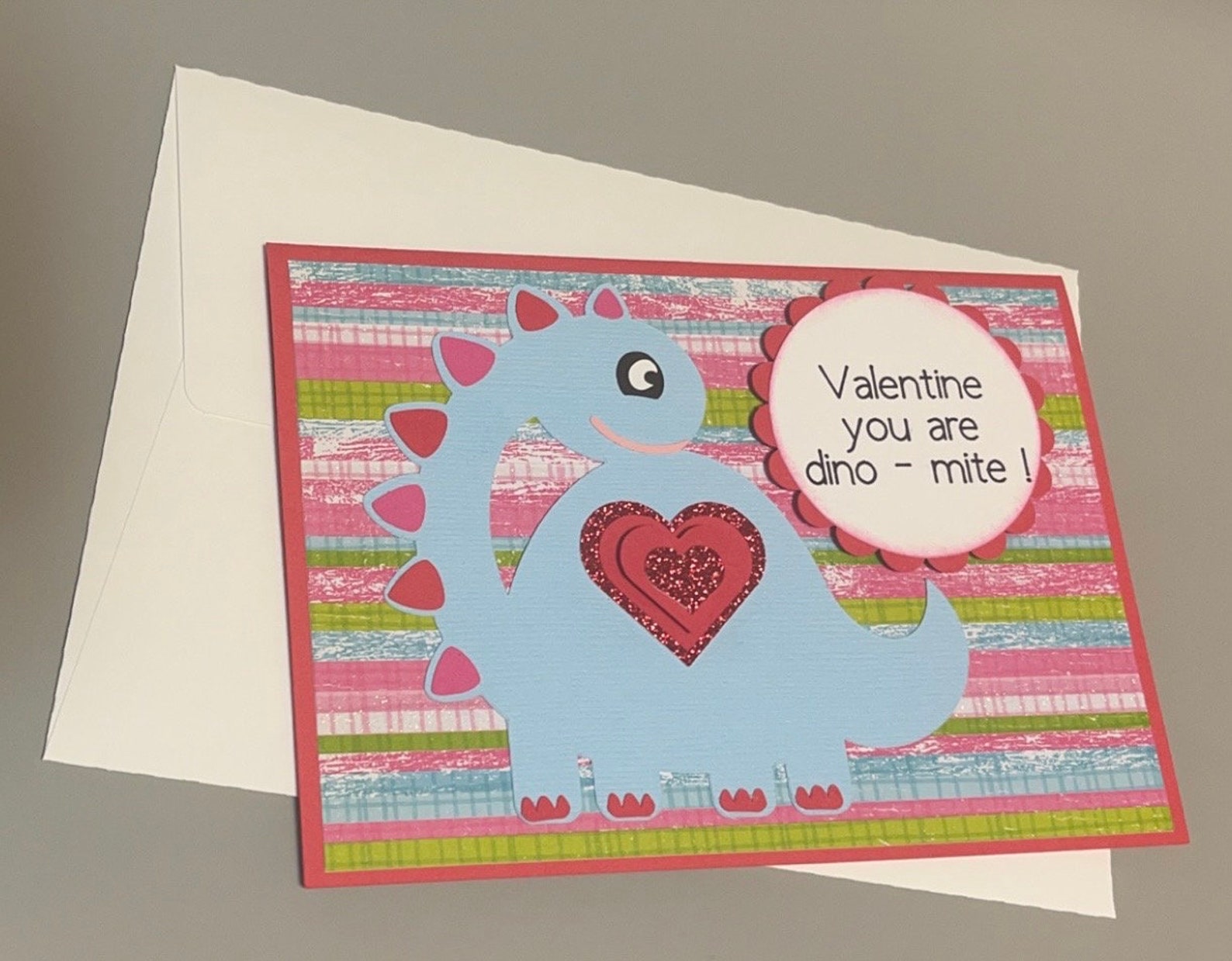 Dino - Valentine’s Day Card - Etsy