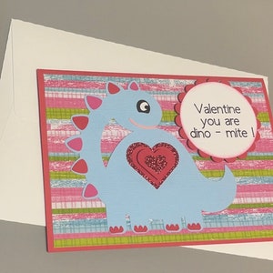 Dino - Valentine’s Day Card - Etsy