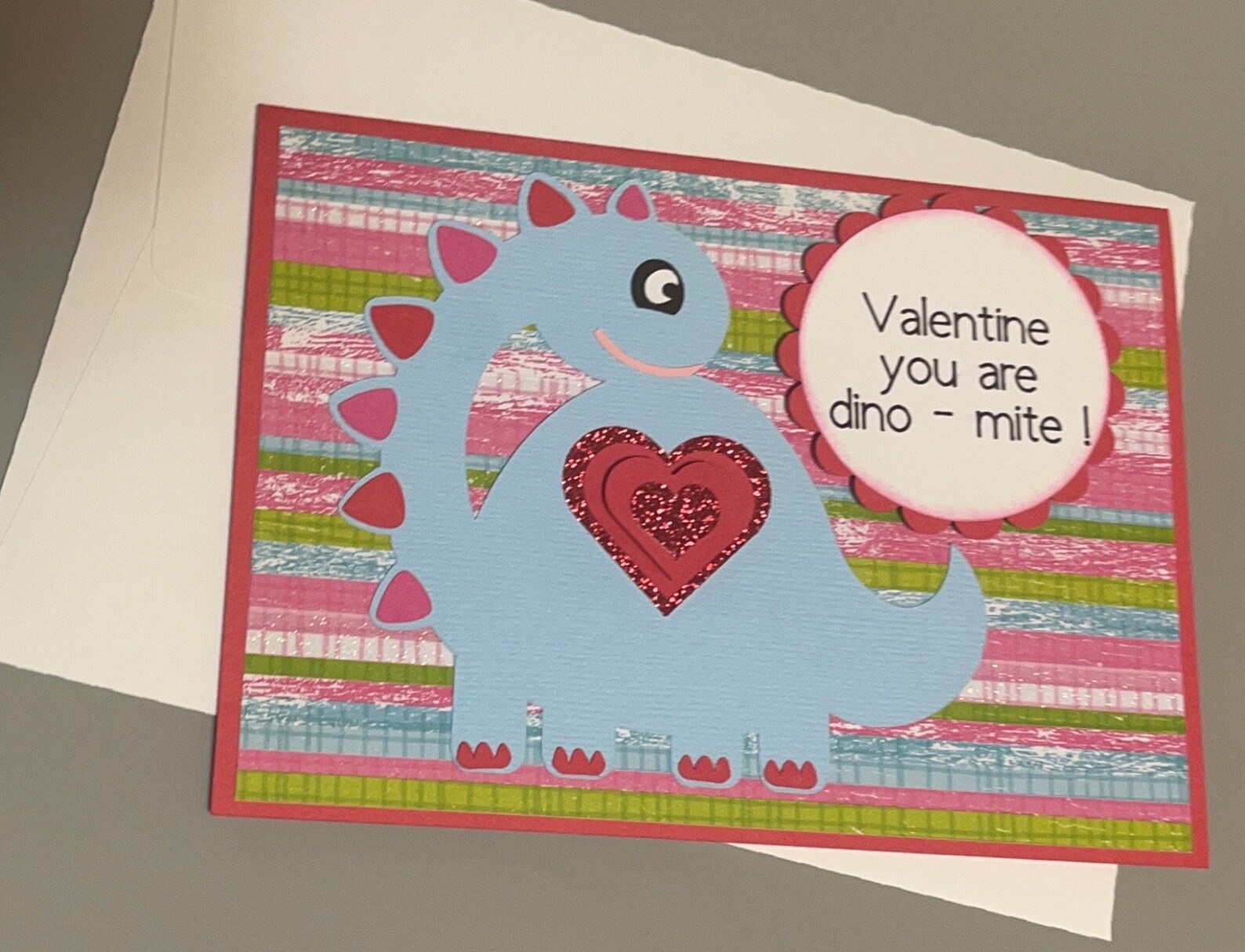 Dino - Valentine’s Day Card - Etsy