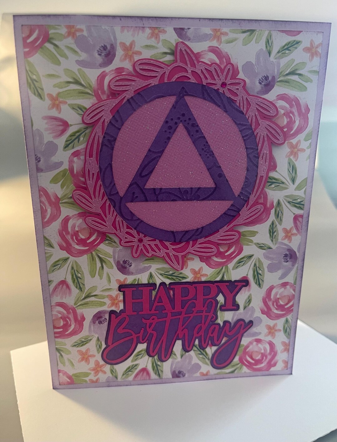 AA Recovery Birthday Card - Etsy