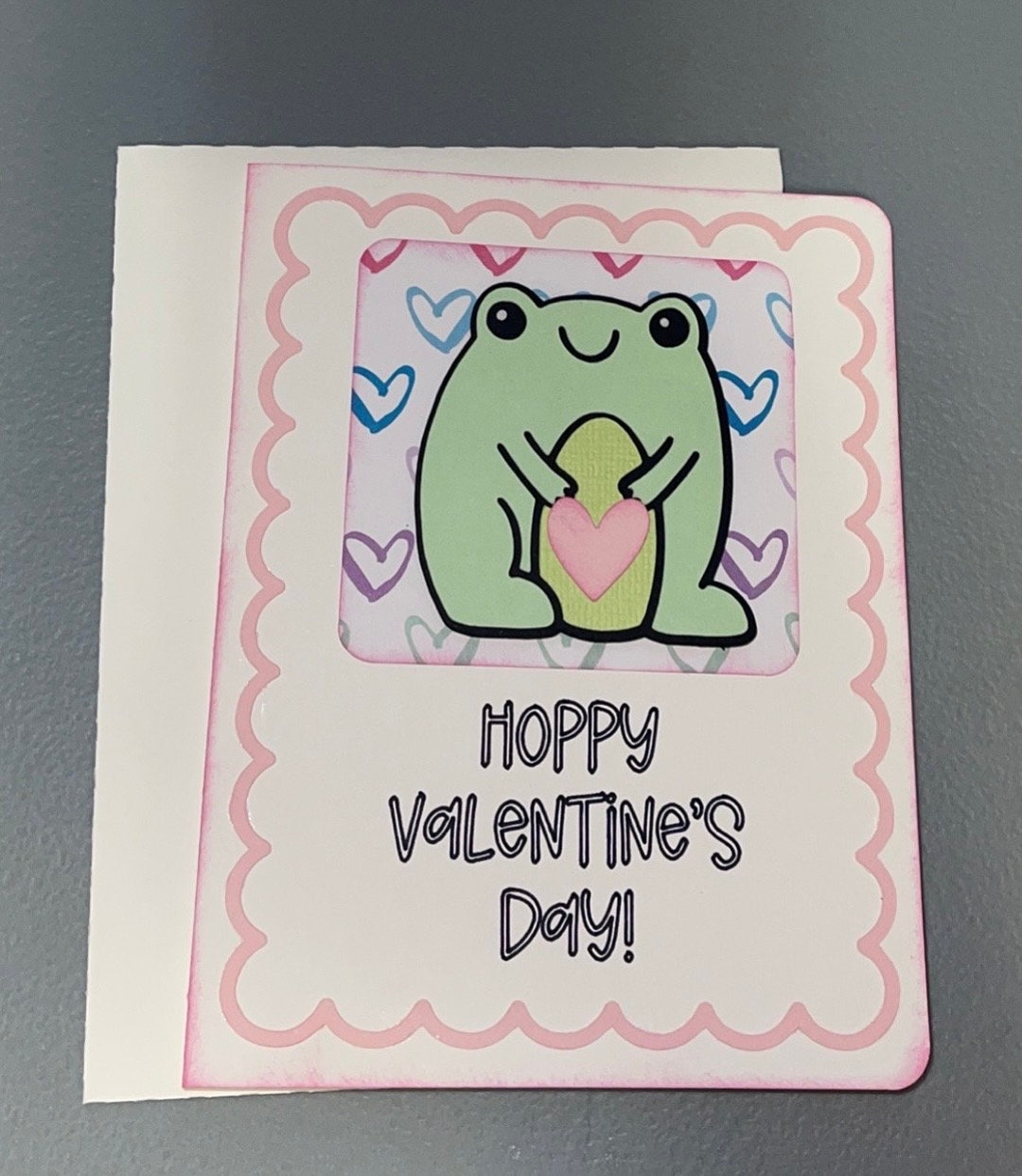Hoppy Frog - Valentine’s Day Card - Etsy