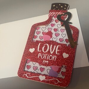 Love Potion - Valentine’s Day Shaker Card - Etsy