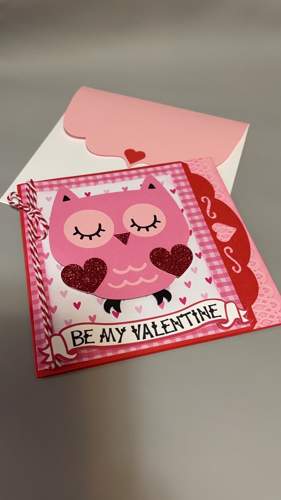 Owl- Valentine’s Day Card - Etsy