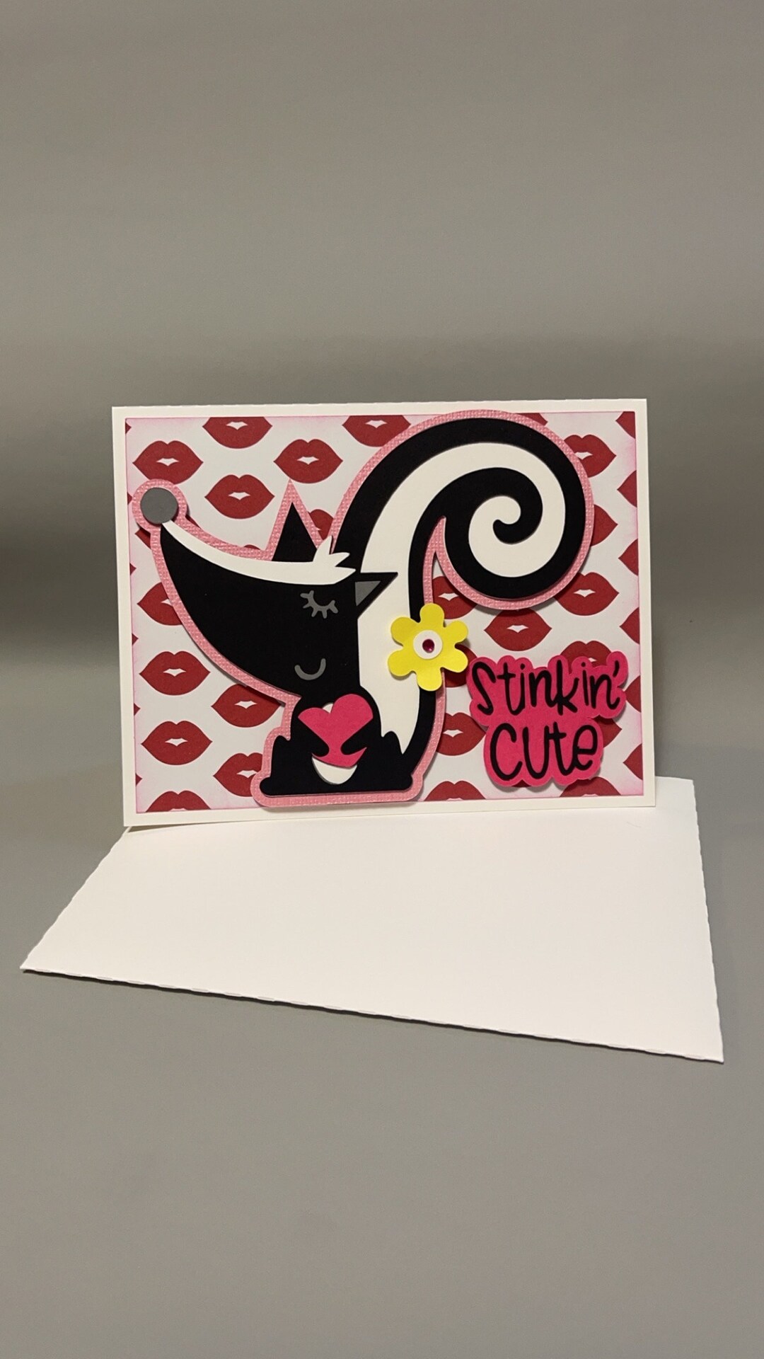 Skunk- Valentine’s Day Card - Etsy
