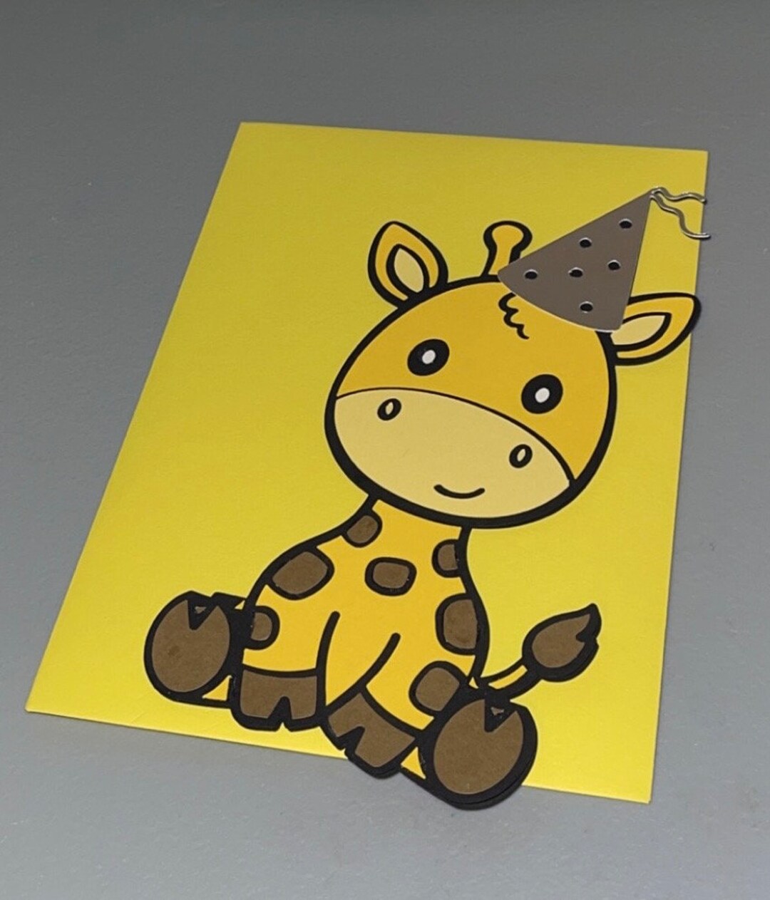 Giraffe - Birthday Card - Etsy