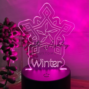 Aespa Emblem RGB Desk Lamps, Fanmade Kpop Merch - Etsy