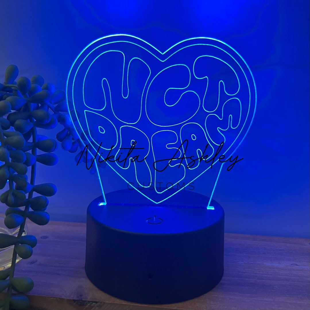 NCT Dream RGB Desk Lamp, NCT Dream Merch, Kpop Merch - Etsy