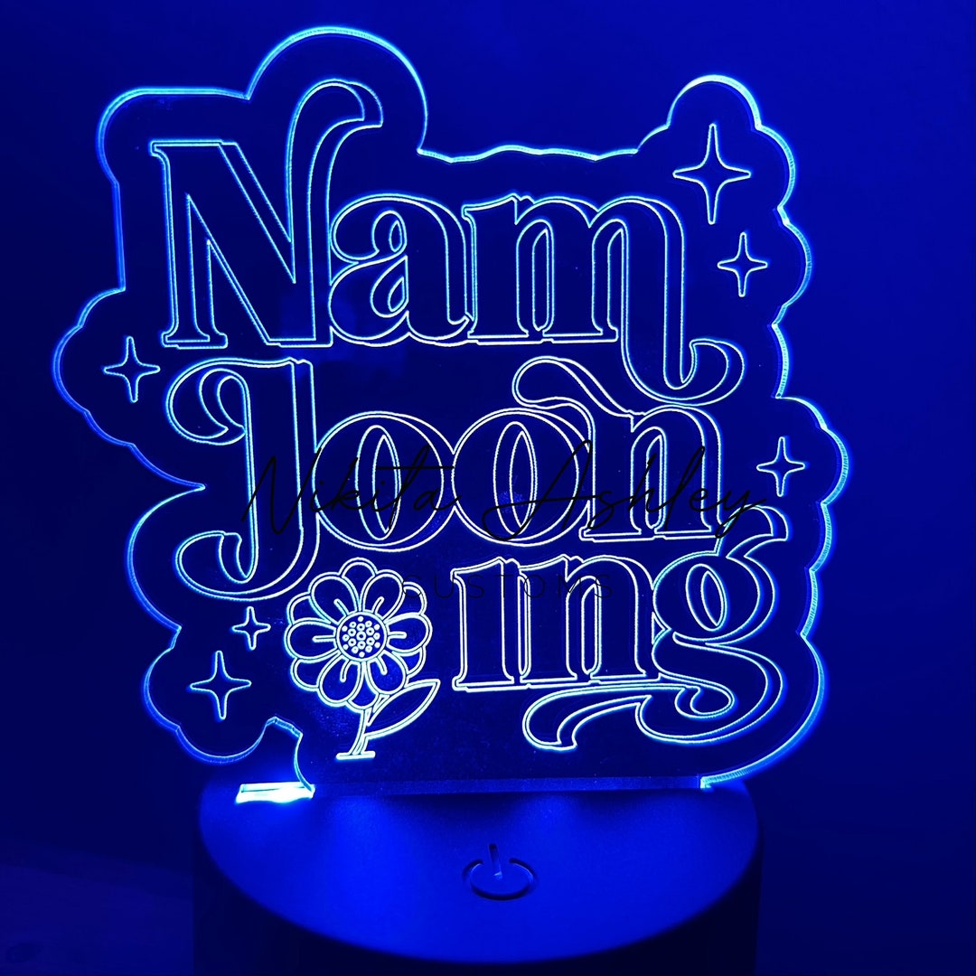Namjooning Desk Lamp, BTS Fanmade Merch - Etsy