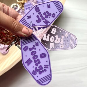 BTS Vintage Motel Key Fob, Kpop Keychain, Kpop Merch, BTS Merch - Etsy