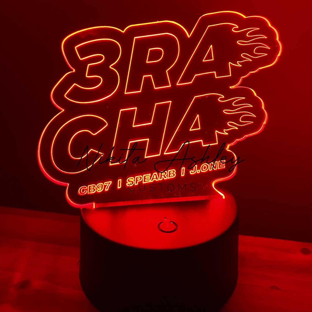 SKZ Fiery 3racha Desk Lamp, Stray Kids Kpop Merch - Etsy