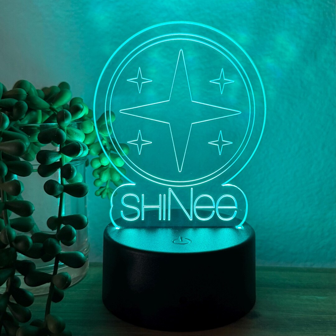 Shinee Circle Desk Lamp, Kpop Merch - Etsy