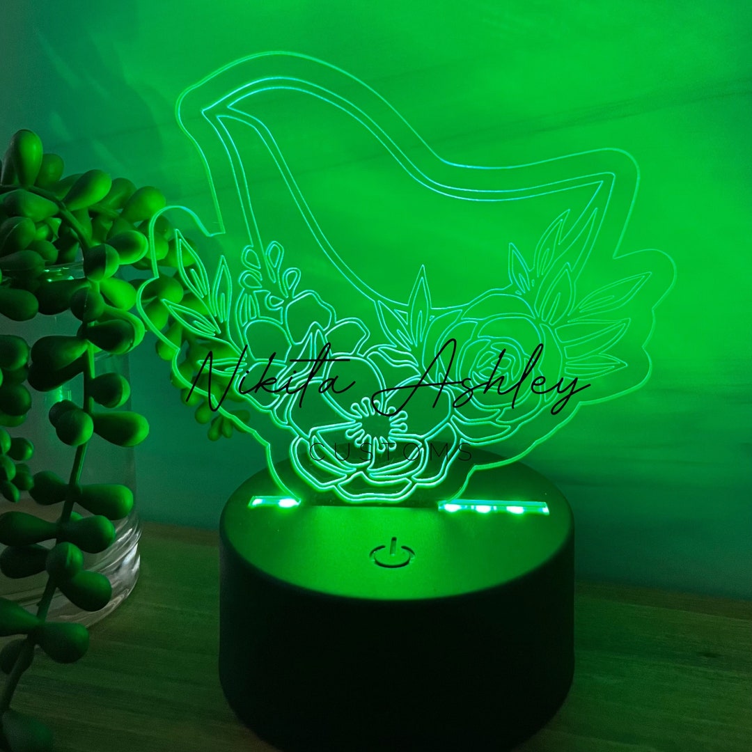 Got7 Ahgase Floral RGB Desk Lamp, Kpop Merch, Got7 Merch - Etsy