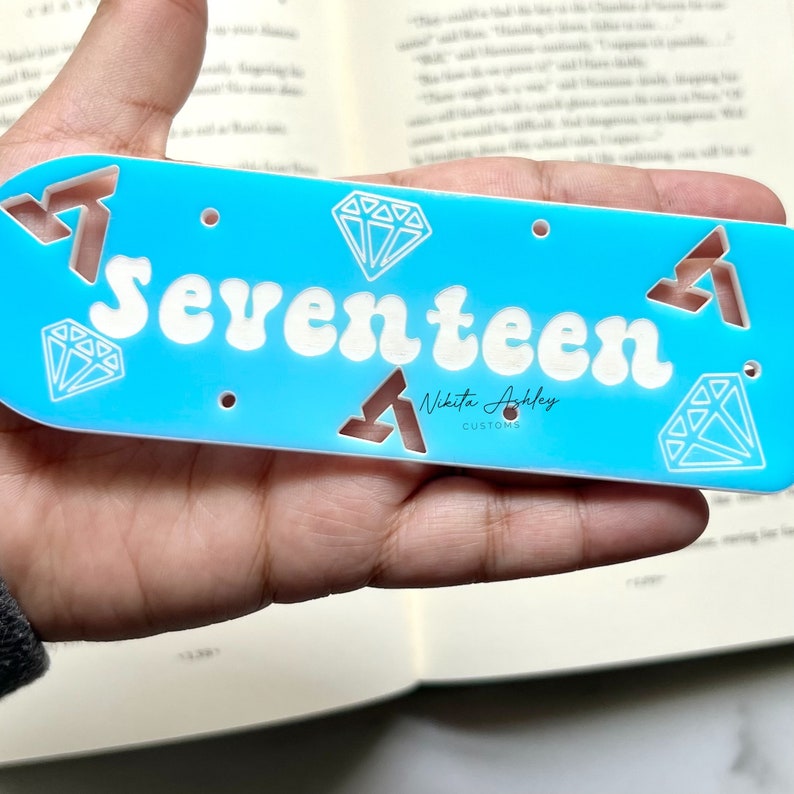 Seventeen Carat Acrylic Bookmark Kpop Merch - Etsy
