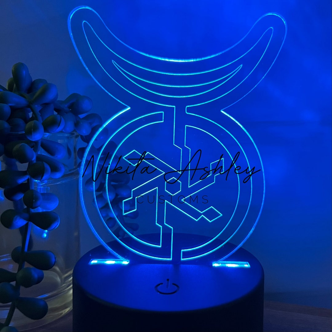 Aespa Emblem RGB Desk Lamps, Fanmade Kpop Merch - Etsy