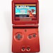 Nintendo Game Boy Advance GBA Custom Red System new Screen MINT NEW - Etsy