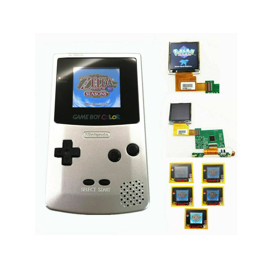 Nintendo Game Boy Color GBC System Backlight Backlit Brighter Mod ...