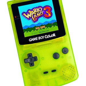 Nintendo Game Boy Color Neon Yellow System Gbc AMOLED OLED Q5 Xl ...