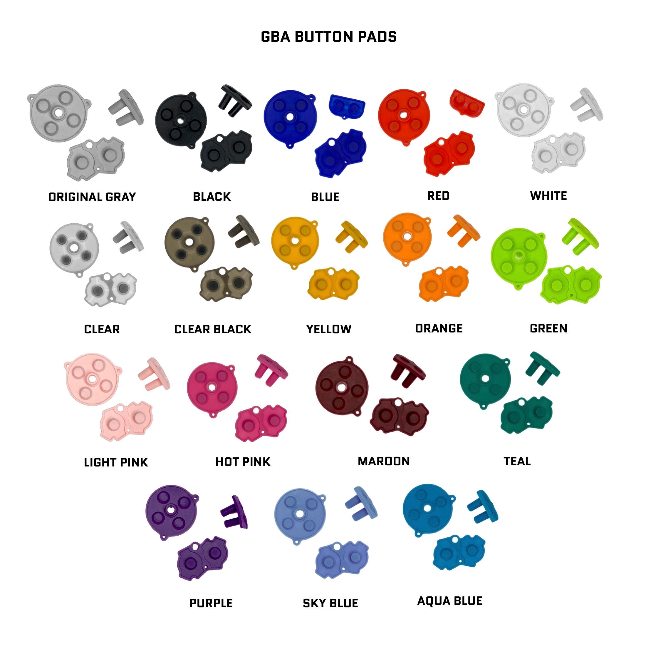 Nintendo Game Boy Advance GBA Black System V5 IPS Brighter Backlit Mod ...