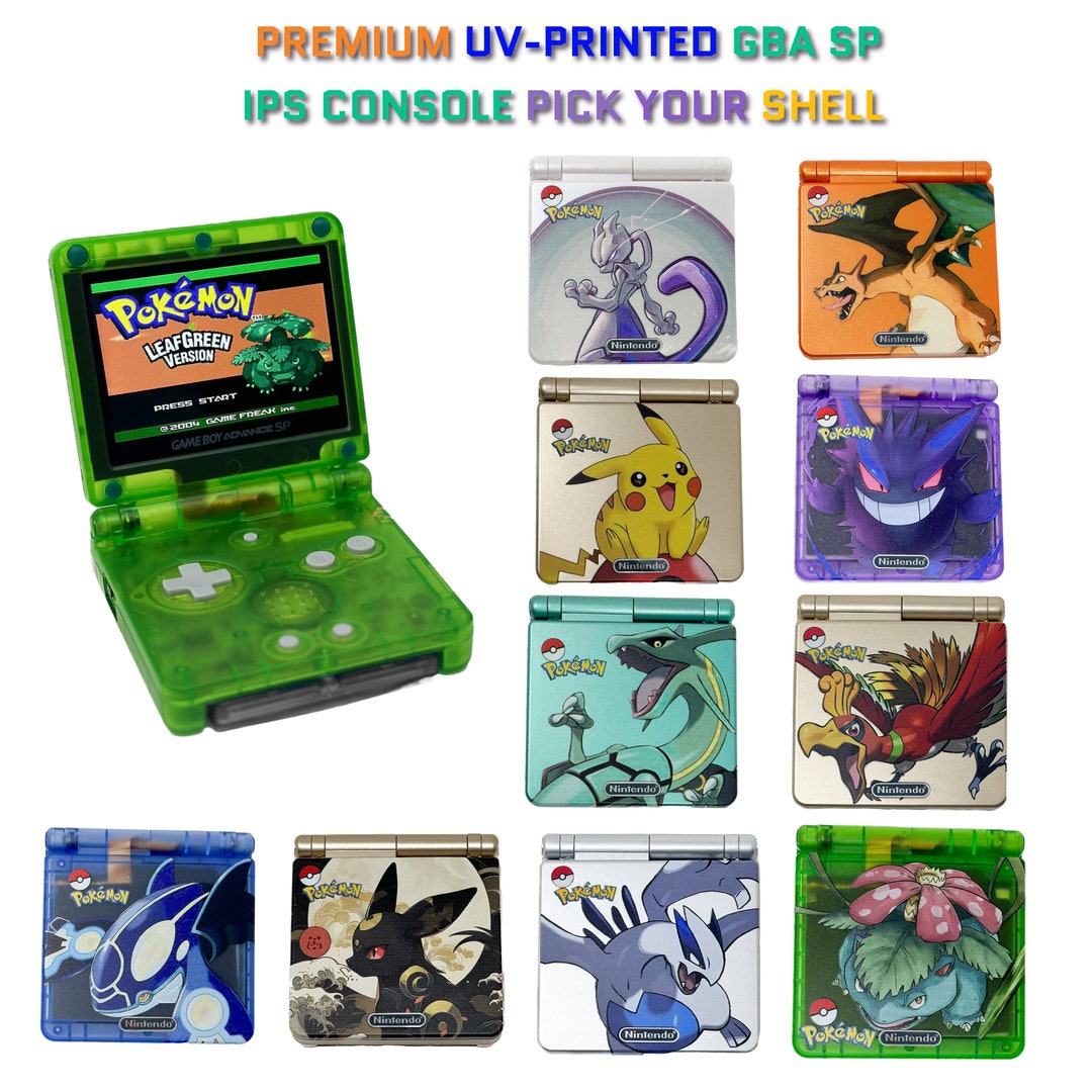 Nintendo Game Boy Advance Sp GBA SP Ips UV Printed Premium Mod System ...