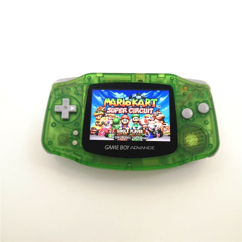 Nintendo Game Boy Advance GBA Clear Green System 101 Brighter - Etsy