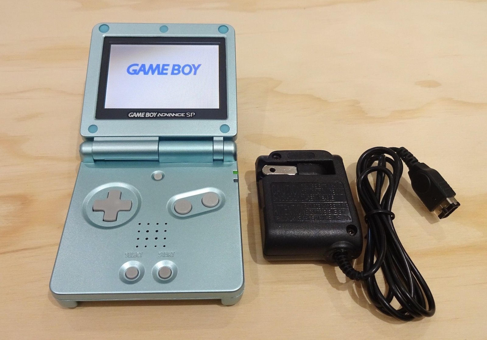 Nintendo Game Boy Advance GBA SP Pearl Blue System AGS 101 Brighter ...