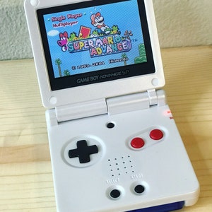 Nintendo Game Boy Advance GBA SP White System AGS 101 Brighter Mint New ...