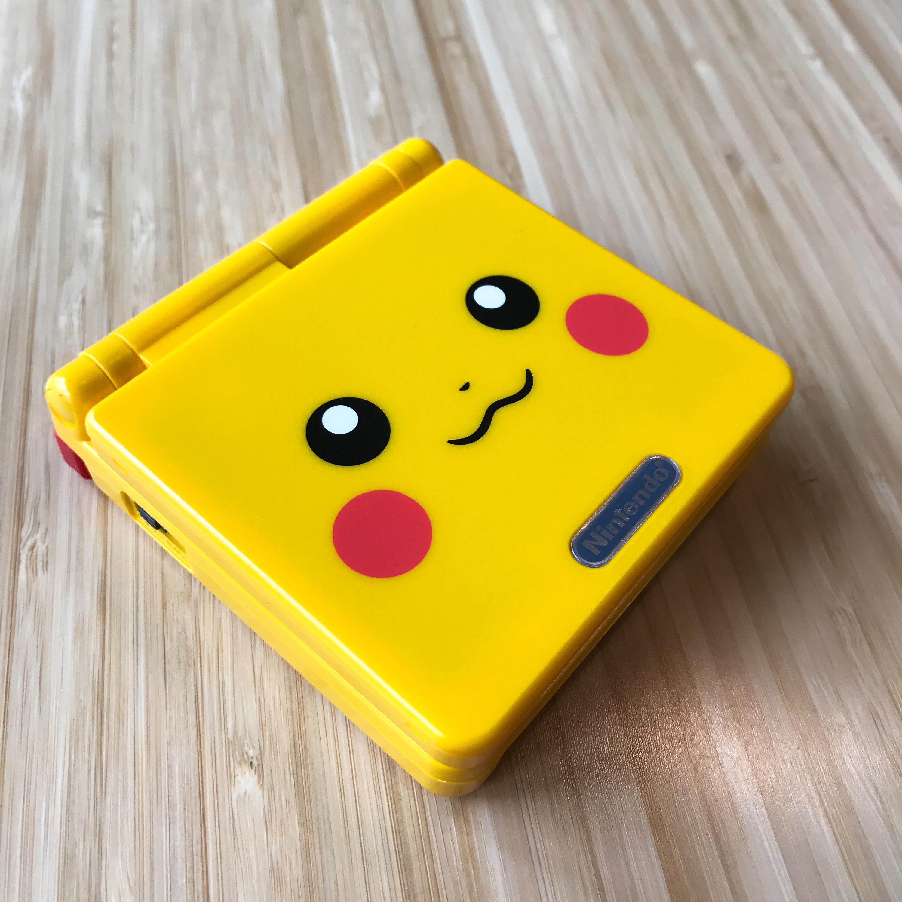 Nintendo Game Boy Advance GBA SP Pikachu Custom System AGS 001 Mint New ...