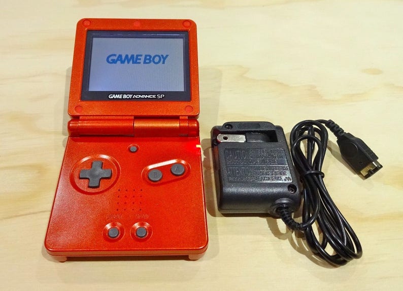 Nintendo Game Boy Advance GBA SP Red System AGS 001 Mint New (pick ...