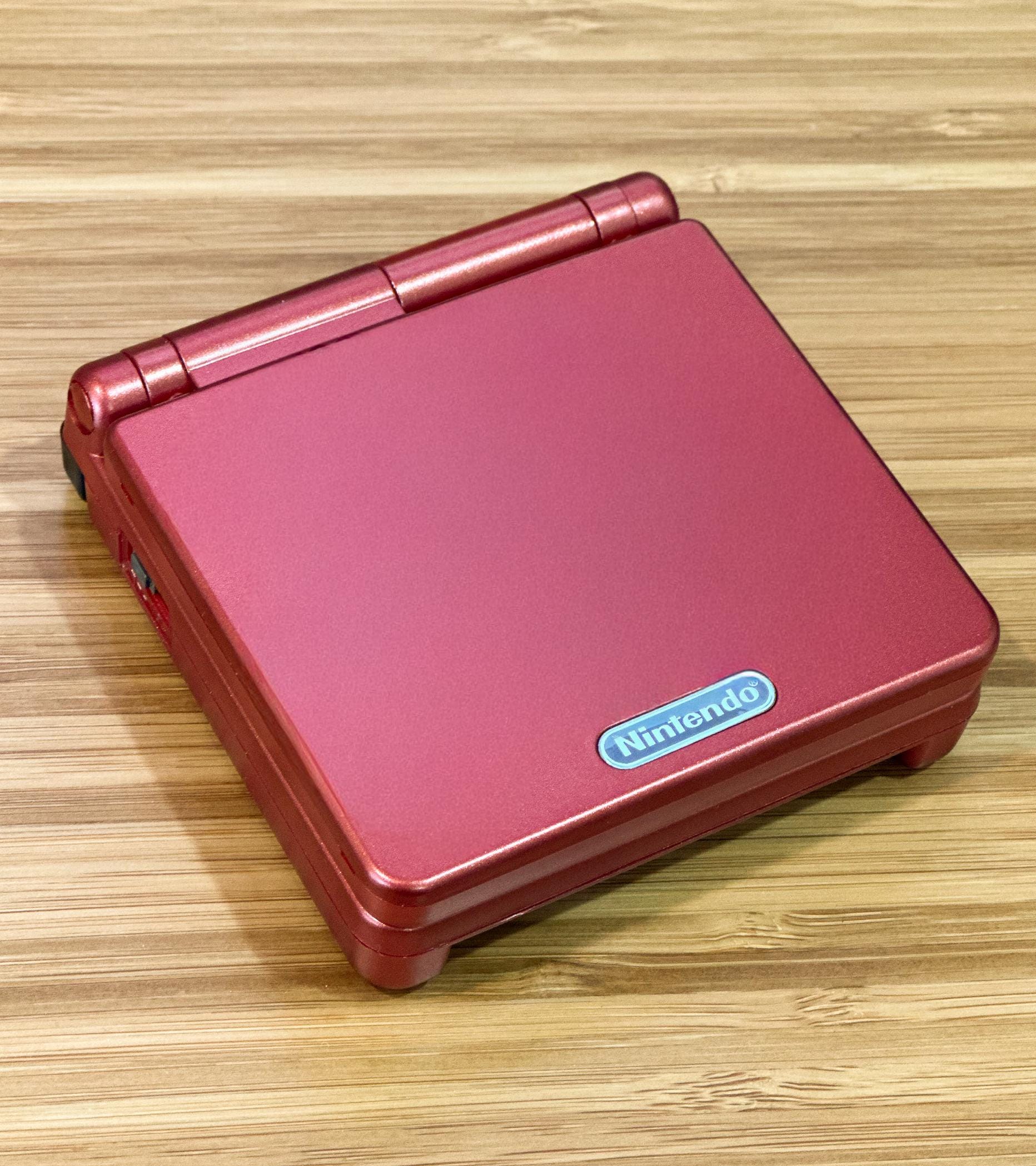 Nintendo Game Boy Advance GBA SP Flame Red System AGS 101 Brighter Mint ...