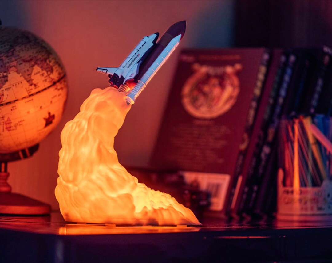 Rocket Lamp,rocket Light, Desk Lamp Novelty Space Planet Theme ...