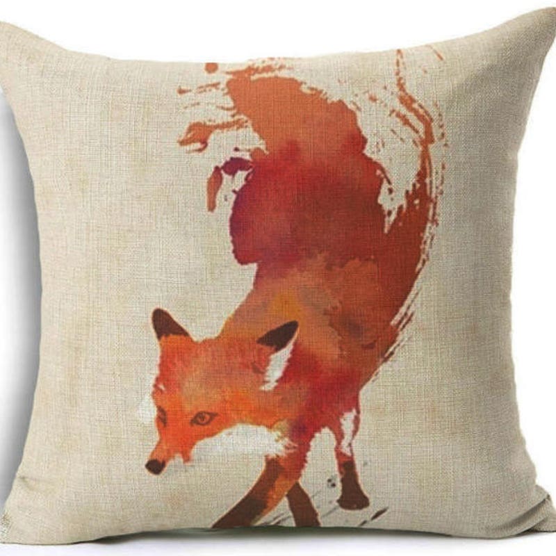 Fox Cushion - Etsy