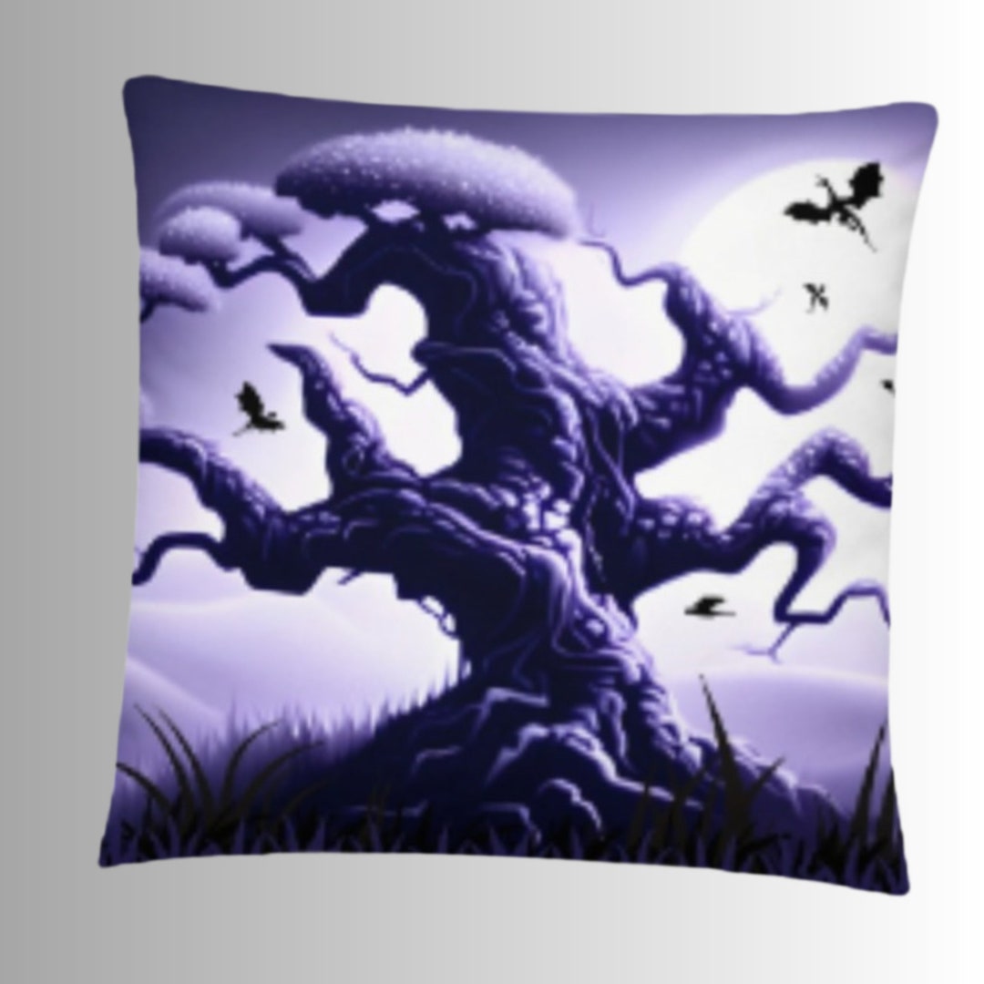 Shades of Purple Background With Dark Purple Tree Goth Style - Etsy