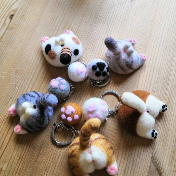 Needle Felted Cat - Etsy UK