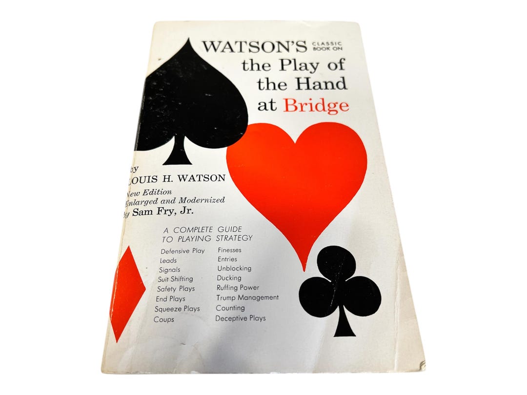 Vintage Watson's Classic Book on the Play of the Hand at Bridge by ...
