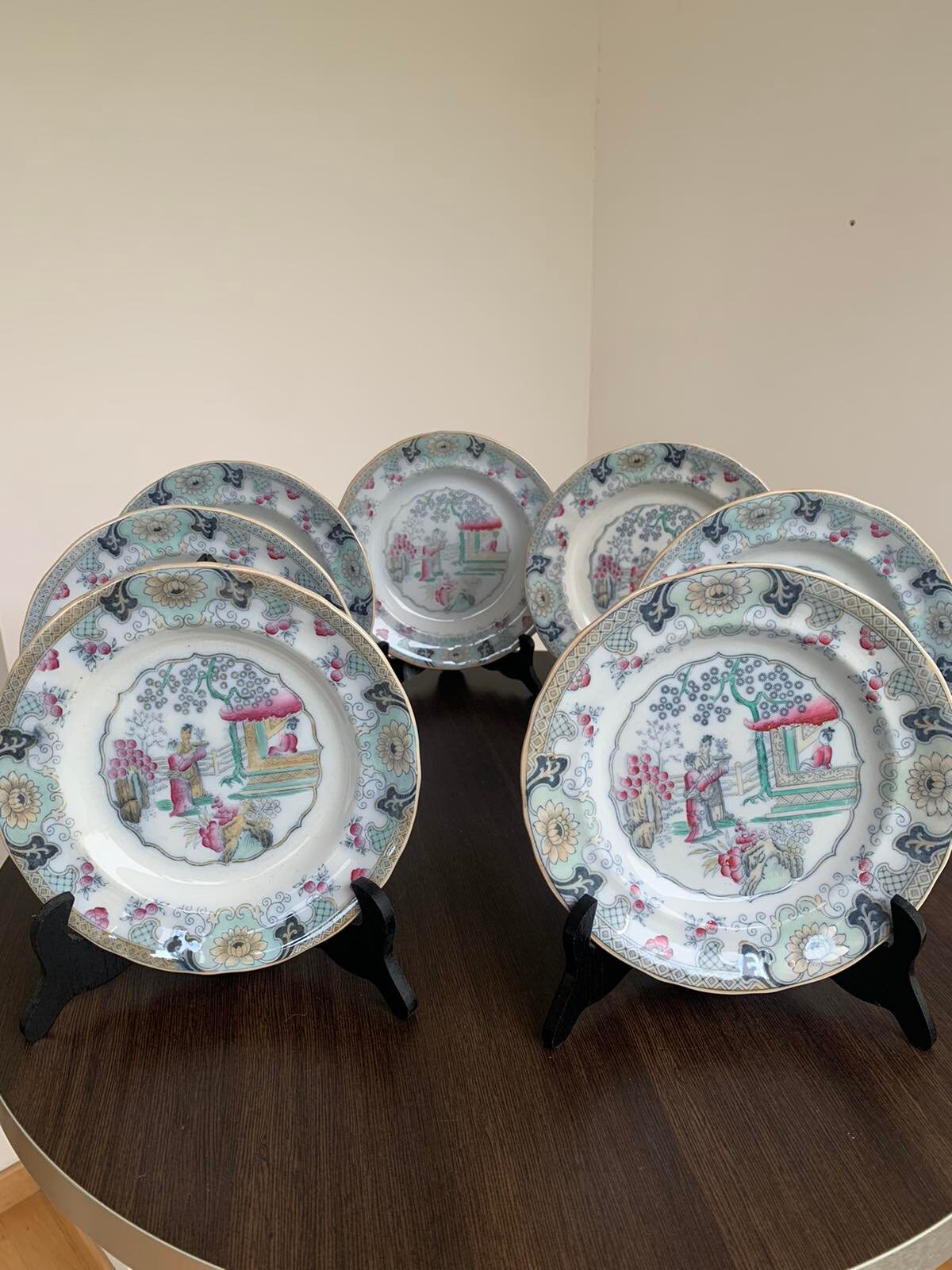 9 Antique Canton by P. Regout Plates, Maastricht, Holland - Etsy