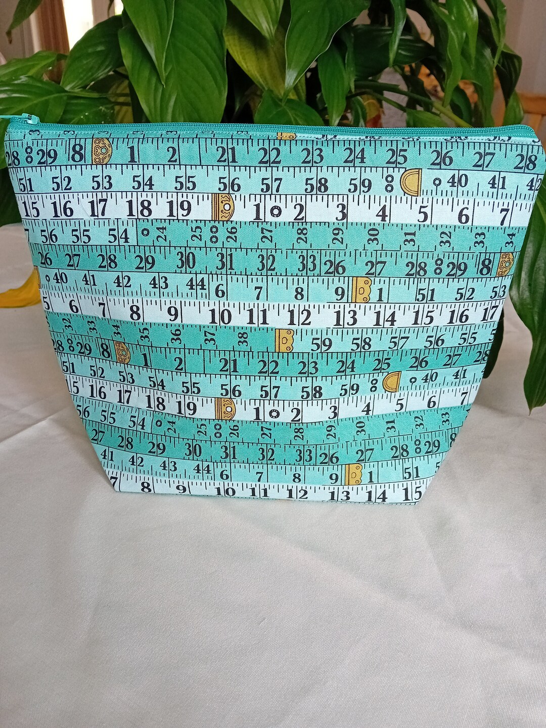 Tape Measure Themed Small Project Bag,craft Bag,cosmetic Bag - Etsy